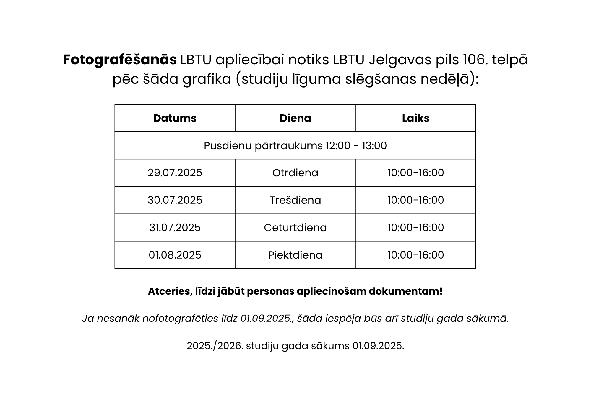 LBTU sākusies līgumu slēgšana ar jaunajiem studentiem | LBTU